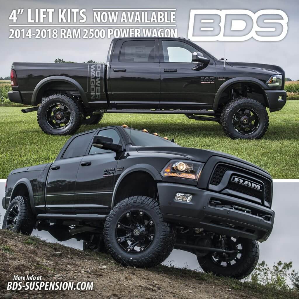 Air Ride RAM 2500 4" Lift Kits by BDS Suspension